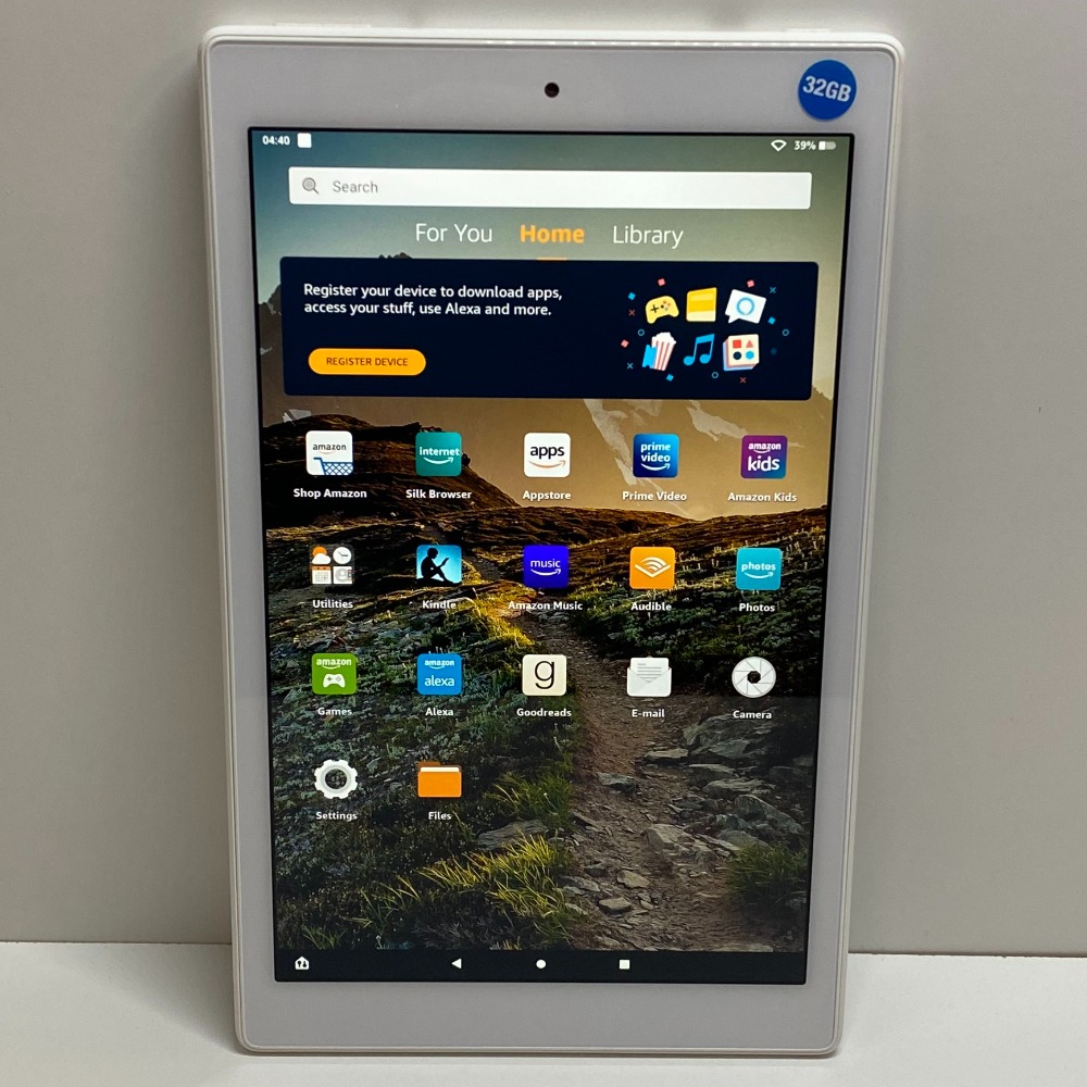 Pre-owned Amazon Fire HD 10 9th Generation 32GB WiFi in White - Own4Less